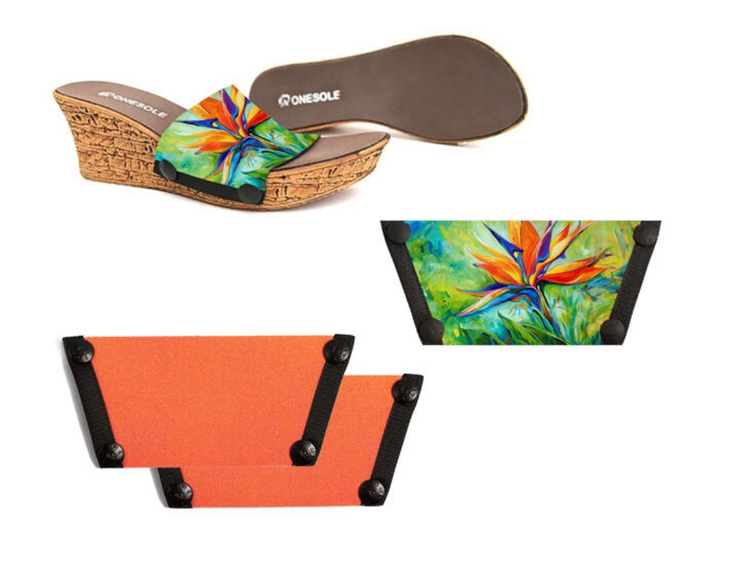 * Bird of Paradise Interchangeable Shoe Set – ONE AND ONLY SOLE