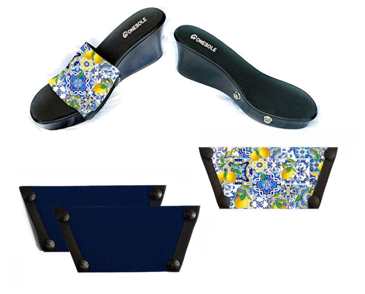 * Lemon Tiles Interchangeable Shoe Set – ONE AND ONLY SOLE