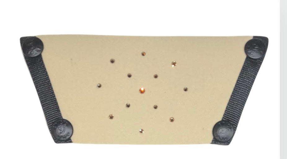 * Topaz Sprinkle on Creamy Beige Comfy Top – ONE AND ONLY SOLE